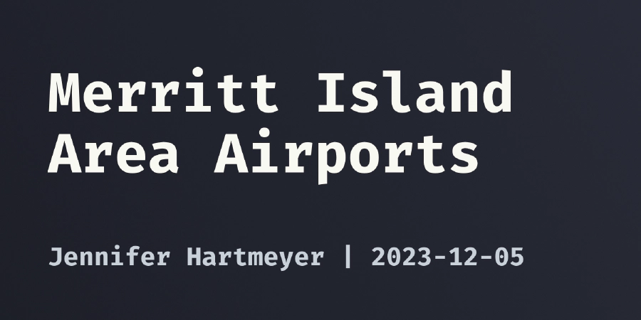 Merritt Island Area Airports | Merritt Island US